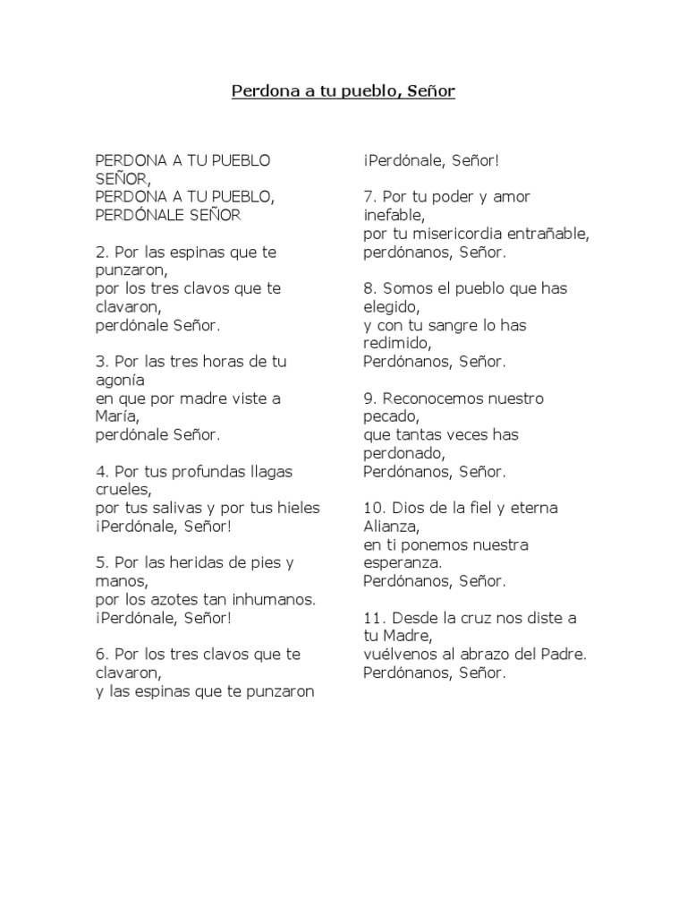 Perdona A Tu Pueblo | PDF