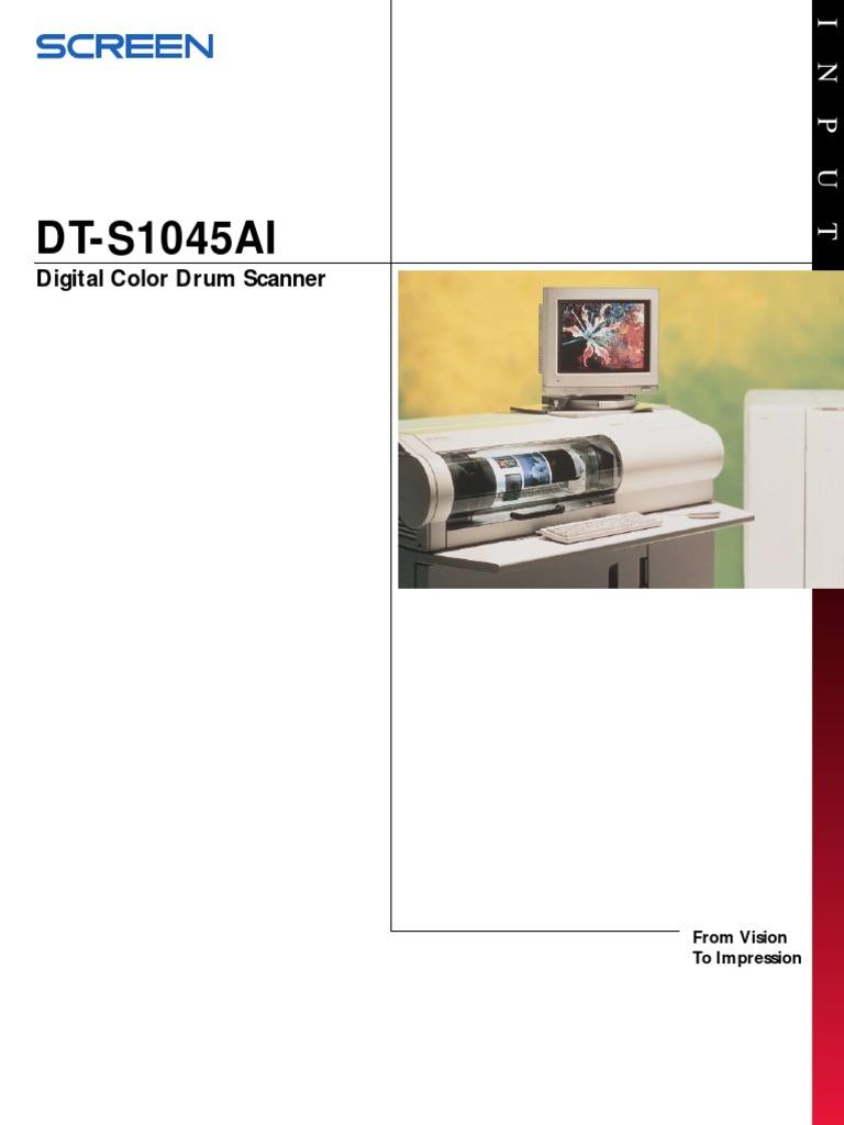 Dainipscanner DTS 1045AI | PDF | Image Scanner | Rgb Color Model