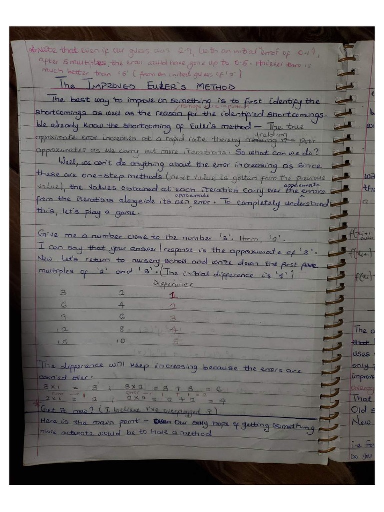 The Improved Euler - S Method | PDF