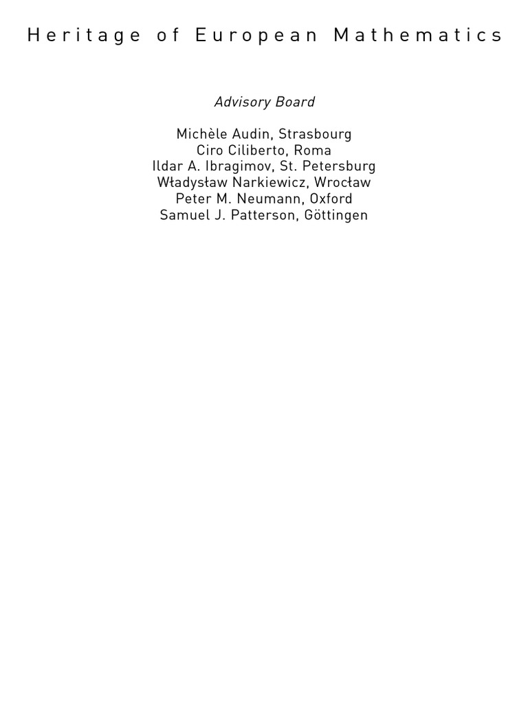 (Heritage of European Mathematics) Hans Freudenthal, Tonny A. Springer ...