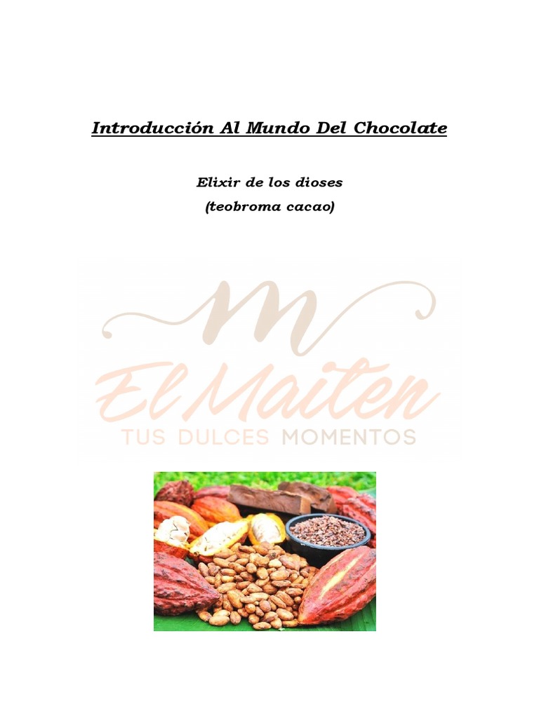 Introduccion Al Mundo Del Chocolate | PDF Introduccion Al Mundo Del Chocolate | PDF