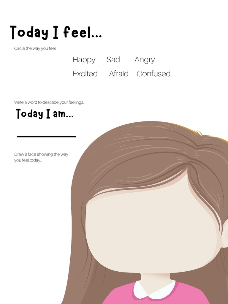 Today I Feel... Worksheet | PDF