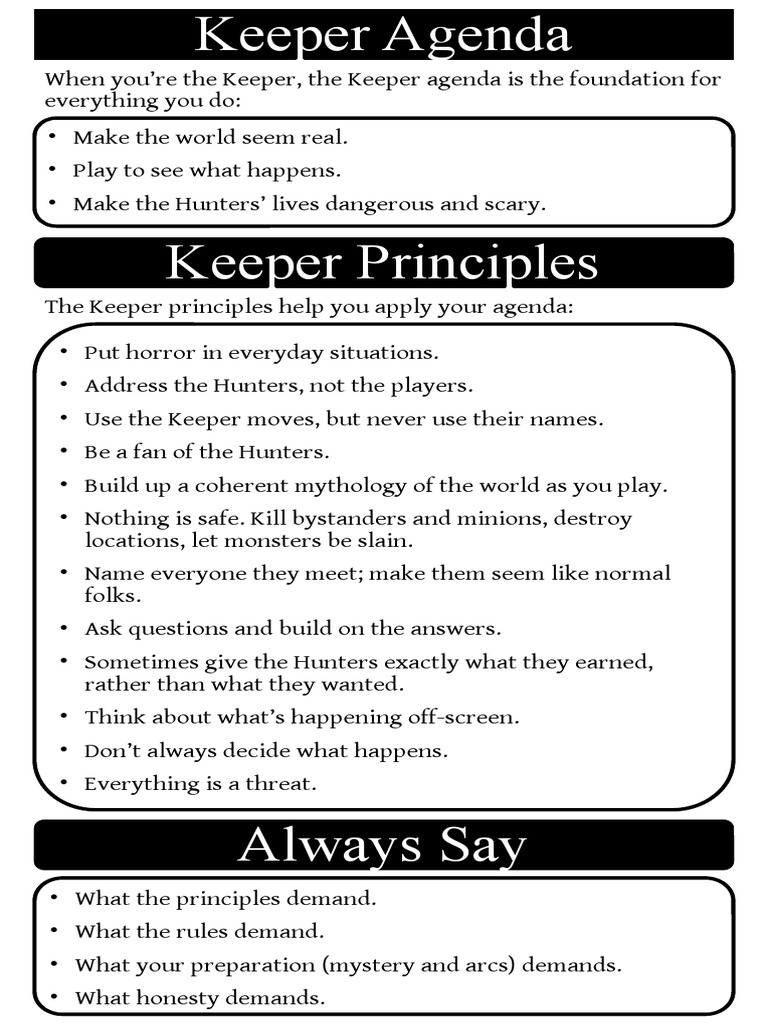 Keeper References | PDF