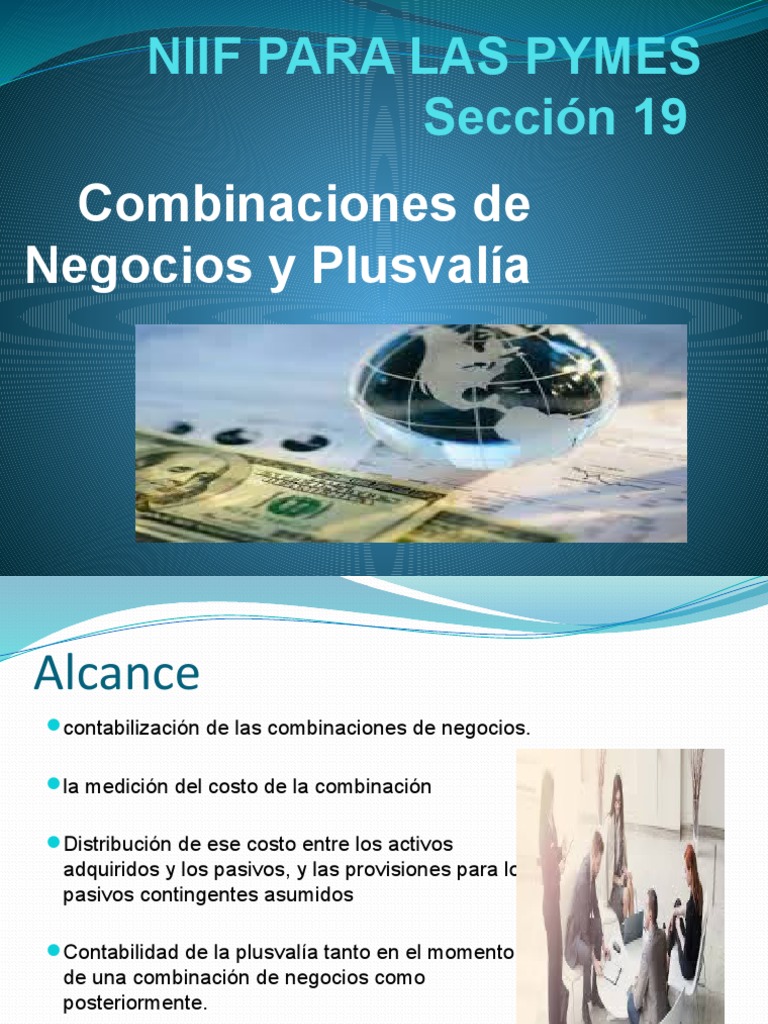 Niif para Las Pymes Seccion 19 | PDF | Activo intangible | normas internacionales de INFORMACION ...