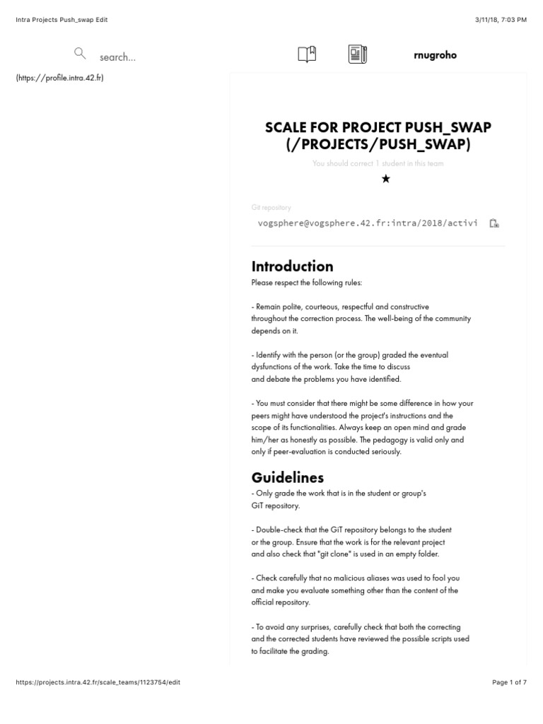 Push Swap | PDF | Computer Engineering | Computer Science
