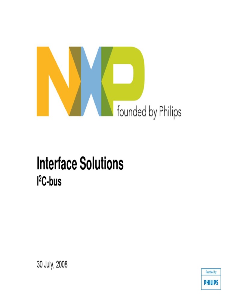NXP I2c | PDF | Digital To Analog Converter | Information And ...