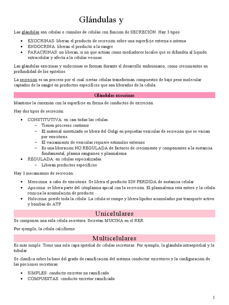 TP 1 Glandulas | PDF | Sistema endocrino | Receptor (Bioquímica)