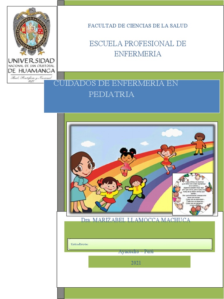 Cuidados de Enfermeria en Pediatria 2021 | PDF | Enfermería | Hospital