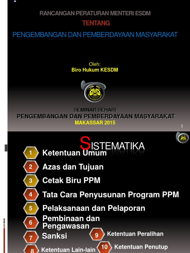 Biro Hukum Kementerian ESDM | PDF