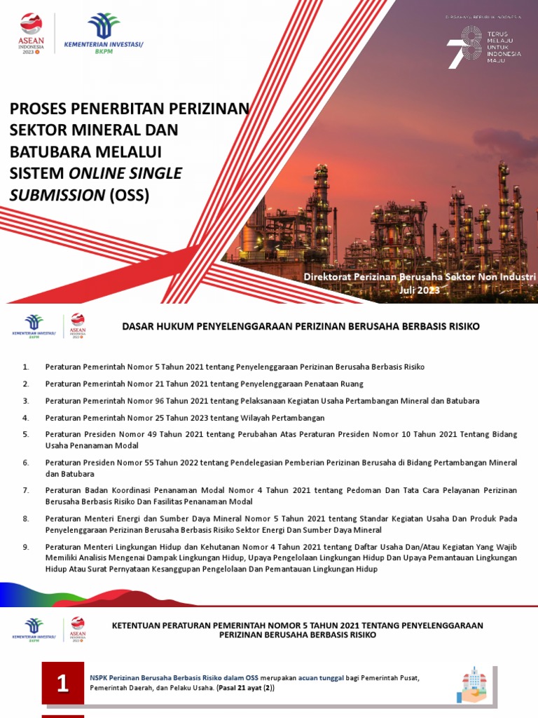 BKPM - Proses Penerbitan Perizinan | PDF
