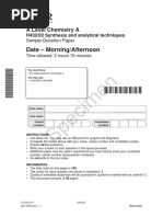 Organic Synthesis QP - OCR (A) Chemistry A-Level - Organic Synthesis QP ...