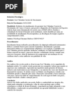 Anamnese TEA | PDF | Espectro do autismo | Família