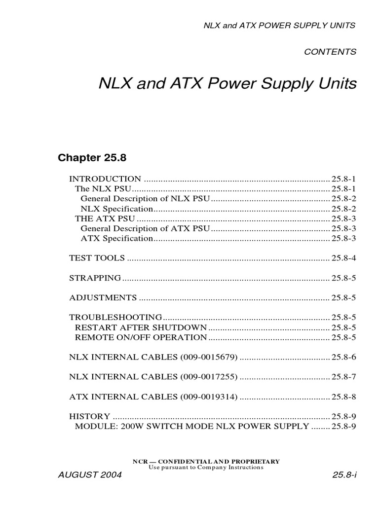 ATX-NLX Powers | PDF