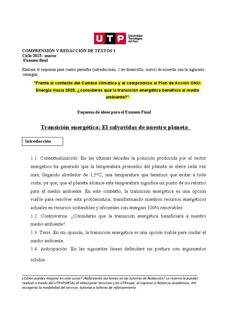 Esquema Examen Final | PDF | Energía renovable | Naturaleza Esquema Examen Final | PDF | Energía renovable | Naturaleza