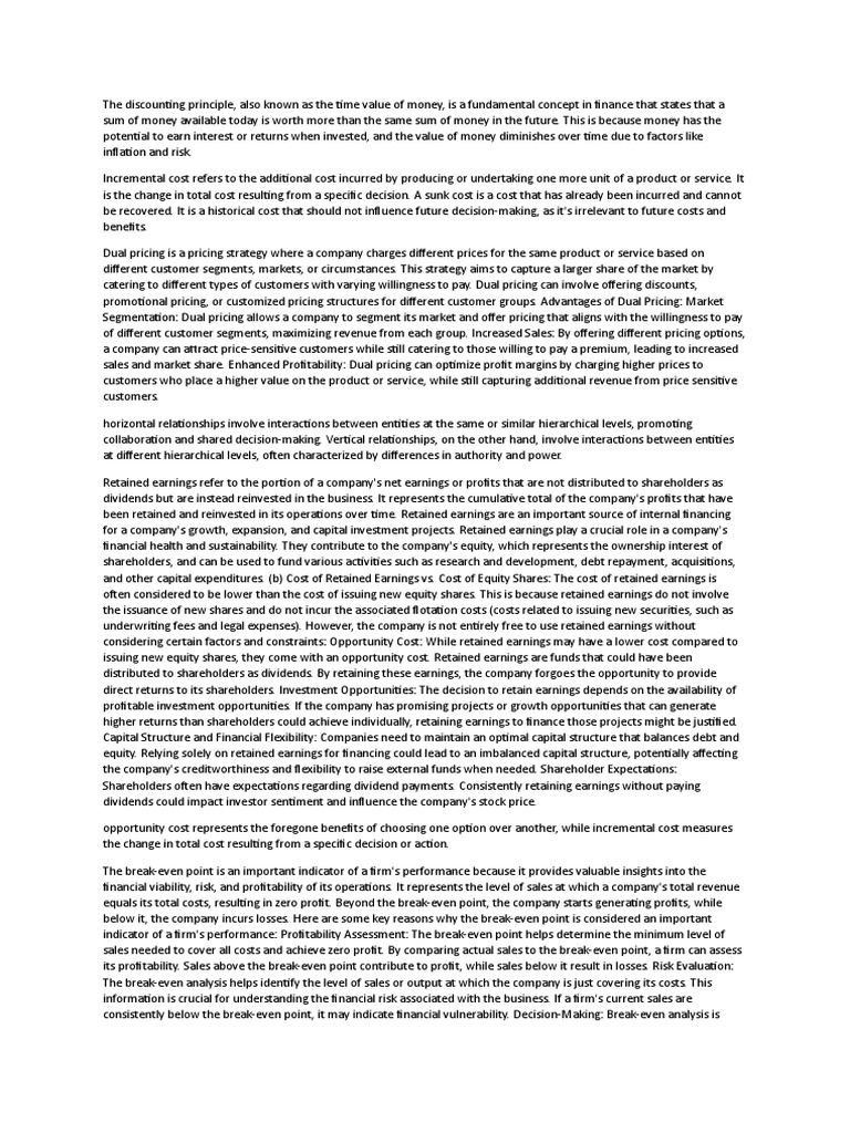 The Discounting Principle | PDF | Pricing | Elasticity (Economics)