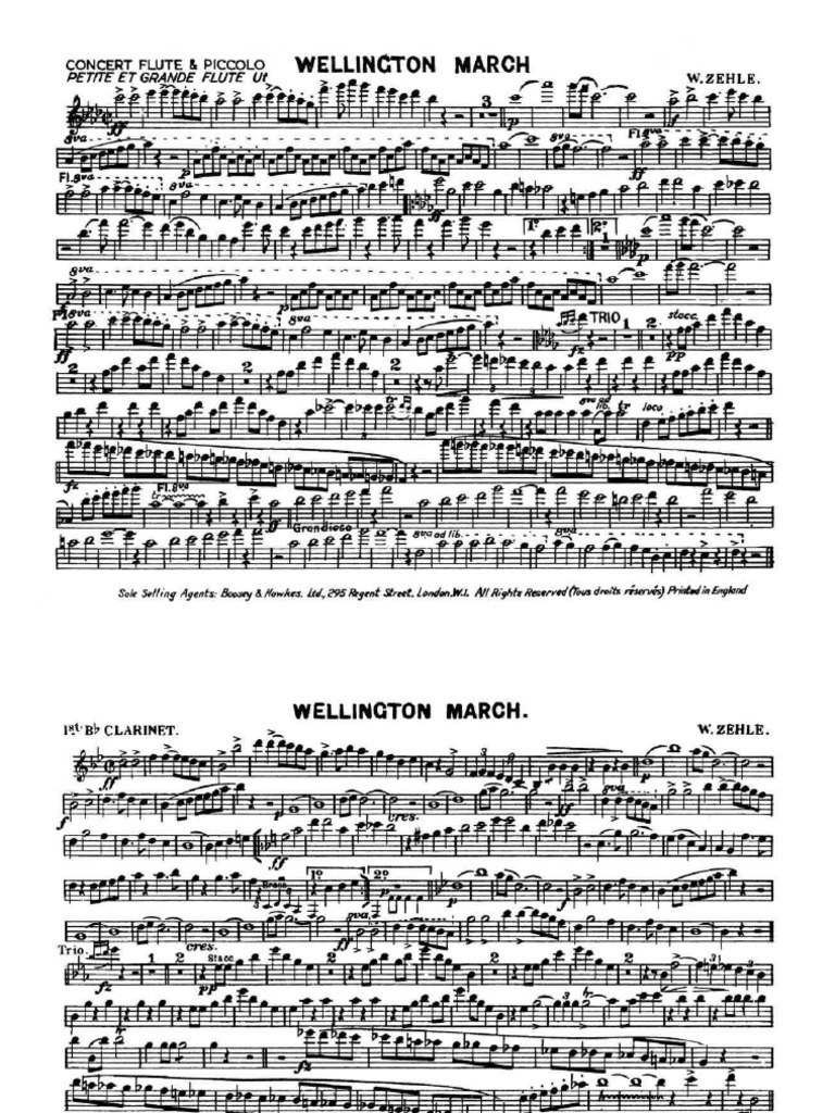 Wellington March (Reeds) | PDF