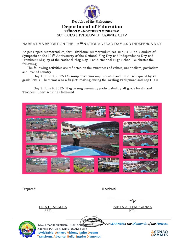 124th Flag Day Narrative Report | PDF
