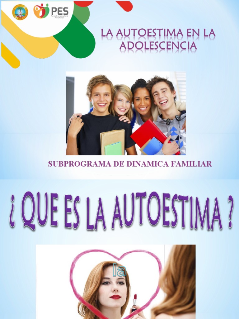 La Autoestima en La Adolescencia | PDF