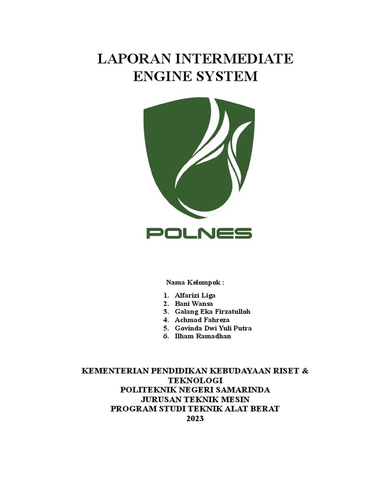 Laporan Intermediate Engine System | PDF | Bisnis | Komputer