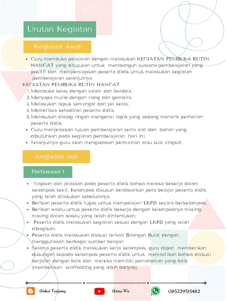 Modul Bilangan 1 PMM 2 | PDF