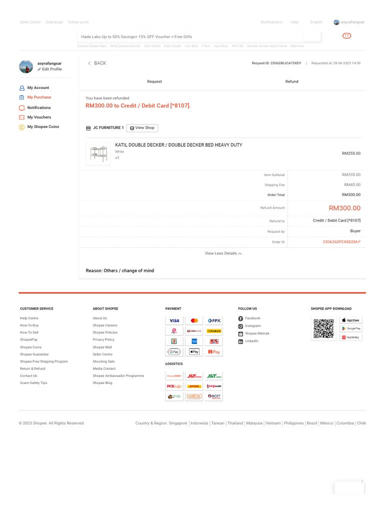 Shopee Malaysia - Free Shipping Across Malaysia | Download Free PDF | Marketing | Banking Technology