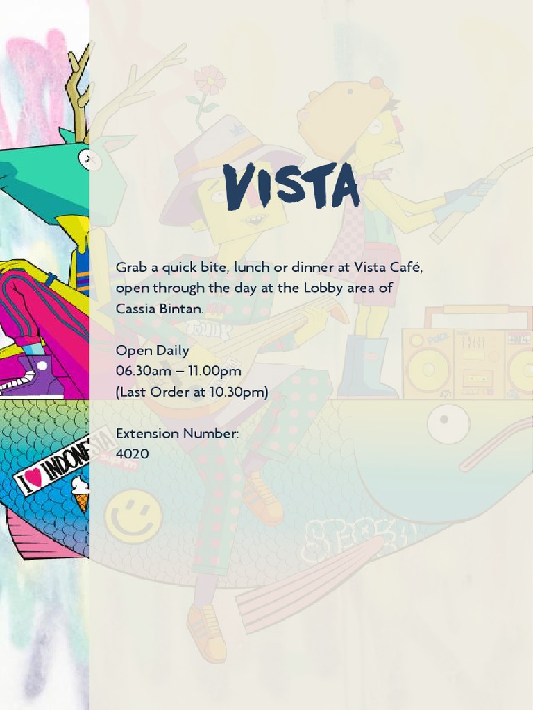 Vista Food & Beverage Menu | Download Free PDF | Indonesian Cuisine | Foods