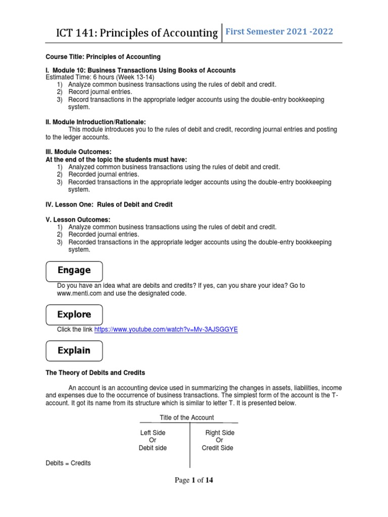 Module 10 ICT 141 | PDF