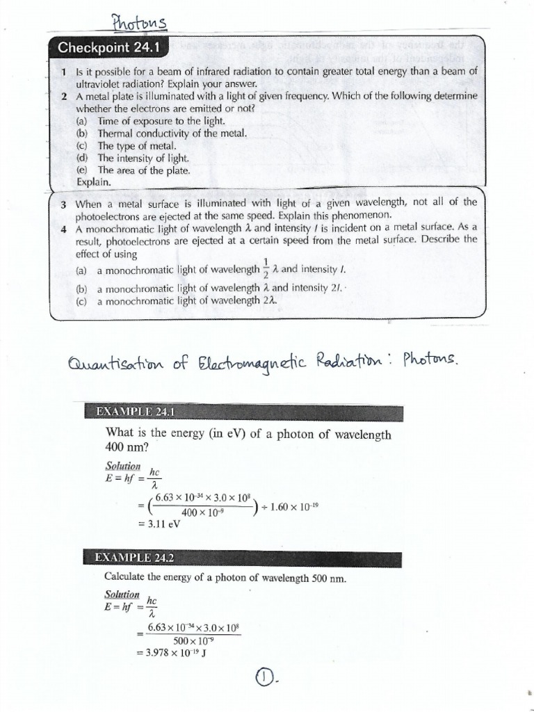 Quantum Physics A-Level | PDF