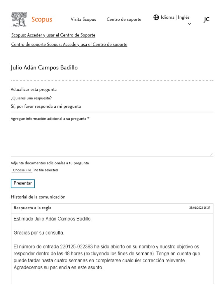 Julio Adán Campos Badillo - Scopus: Acceder y Utilizar El Centro de ...