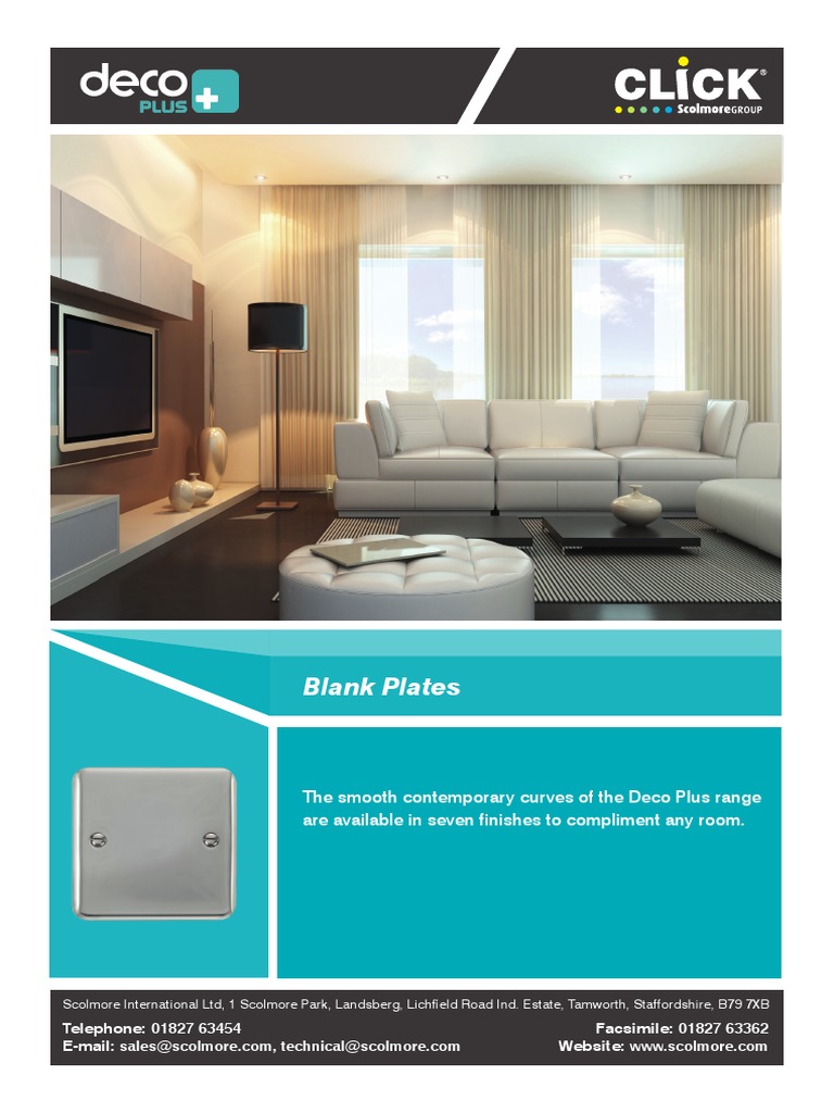 Deco Plus - Blank Plates | PDF | Manufactured Goods