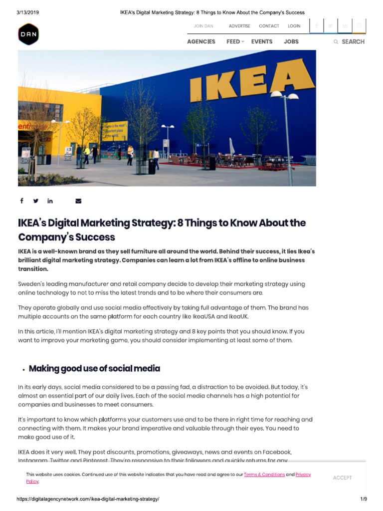 Digital Marketing IKEA | PDF