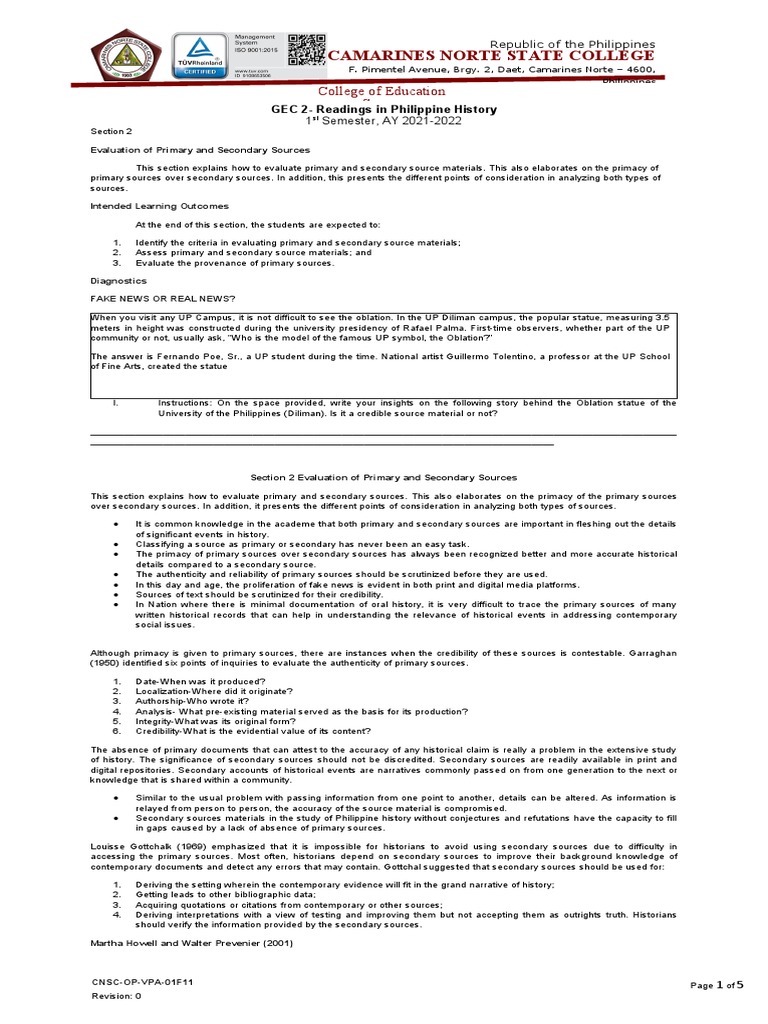 Gec 2 LM2 | PDF | History