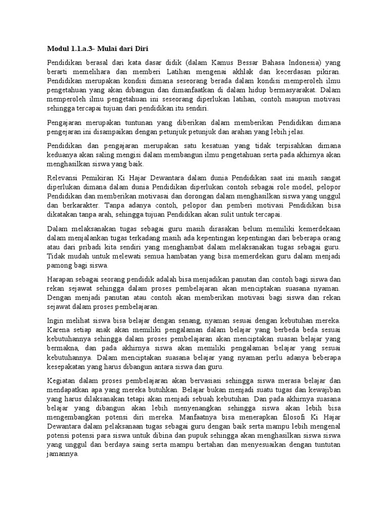 Refleksi Kritis Pemikiran KHD | PDF