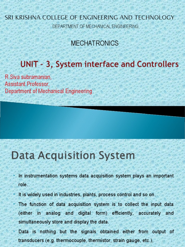Unit 3 System Interfacing and Controllers | PDF | Programmable Logic Controller | Network Switch