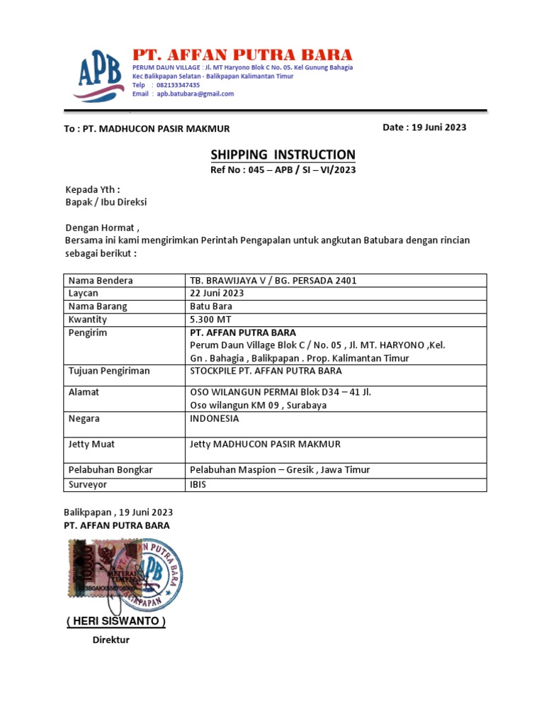 Si Pt. Apb Tb. Brawijaya | PDF