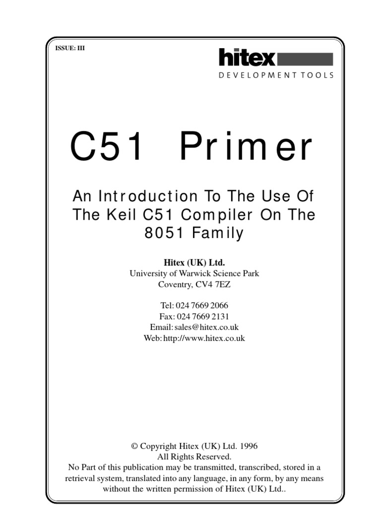 C 51 Primer | PDF