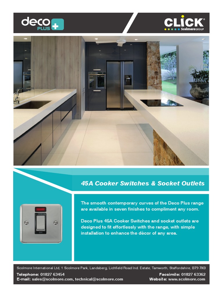 Deco Plus - 45A Switches & Sockets | PDF