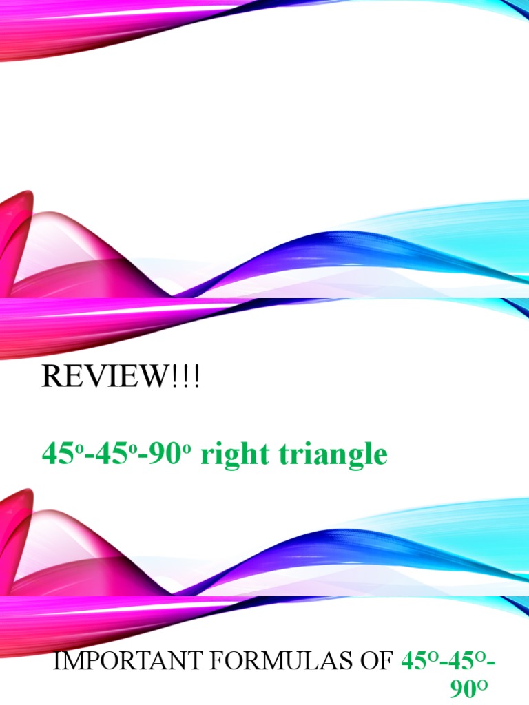 30-60-90 Triangle Theorem Explained | PDF