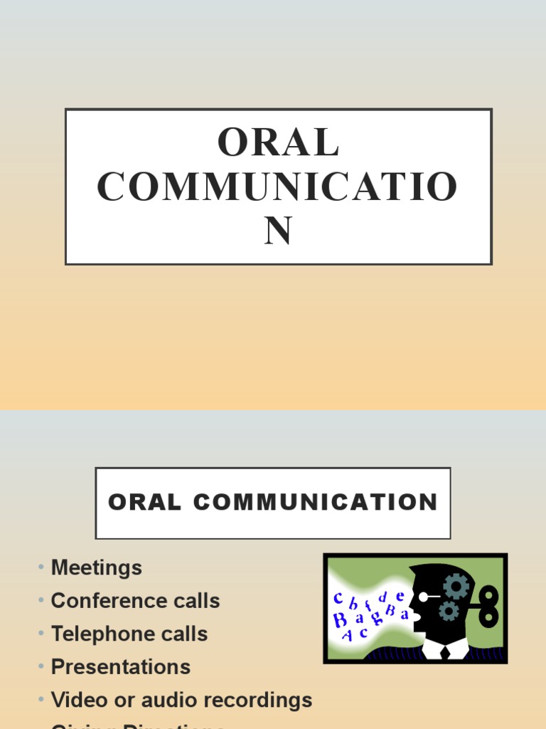 9 Forms of Communication Oral Communications | PDF | Career & Growth