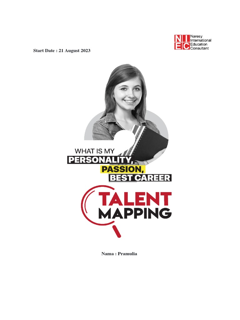 Talent Mapping: Temukan Karir Ideal Anda | PDF