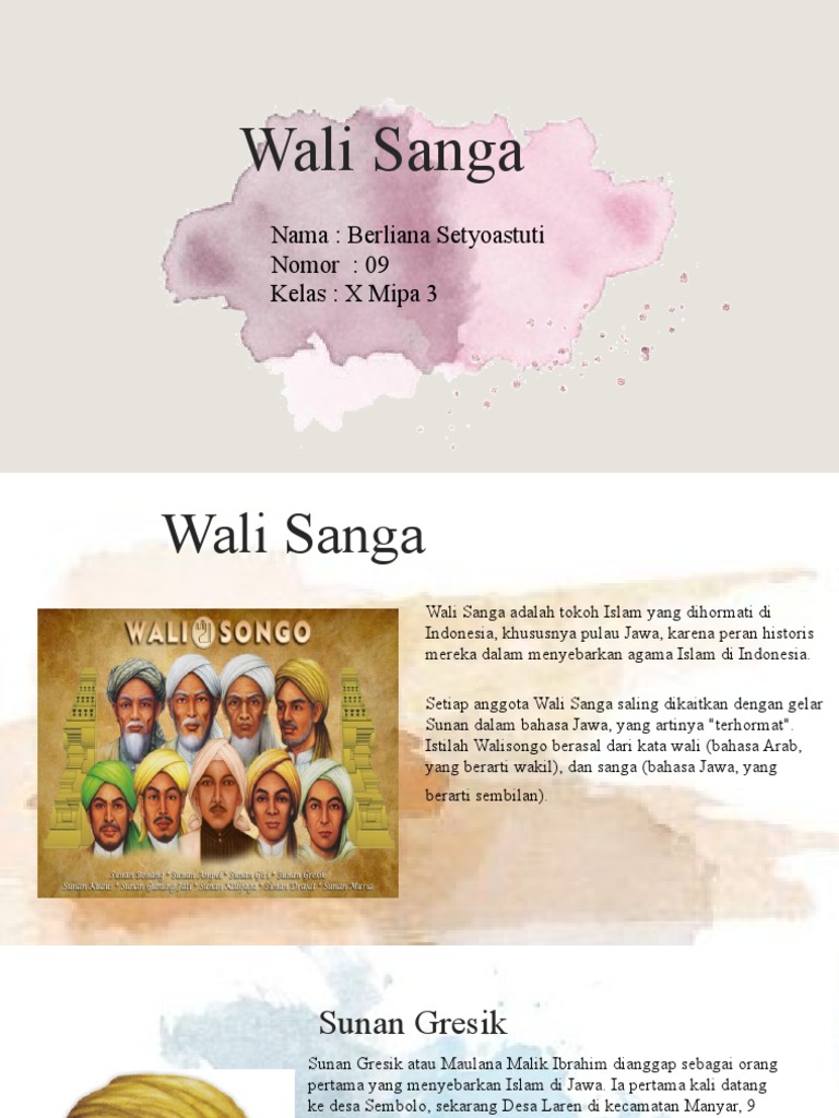 Wali Sanga: Pioneers of Islam in Java | PDF