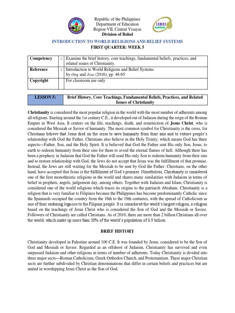 IWRBS Calibrated Q1 Week 5 | PDF | Jesus | Ten Commandments