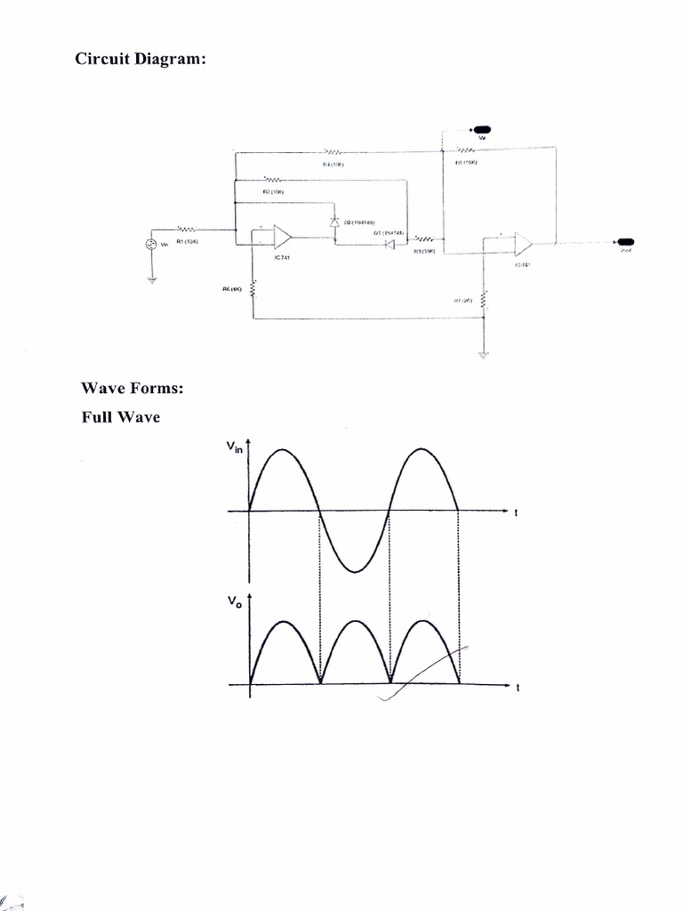 Precision Rectifier | PDF | Rectifier | Operational Amplifier