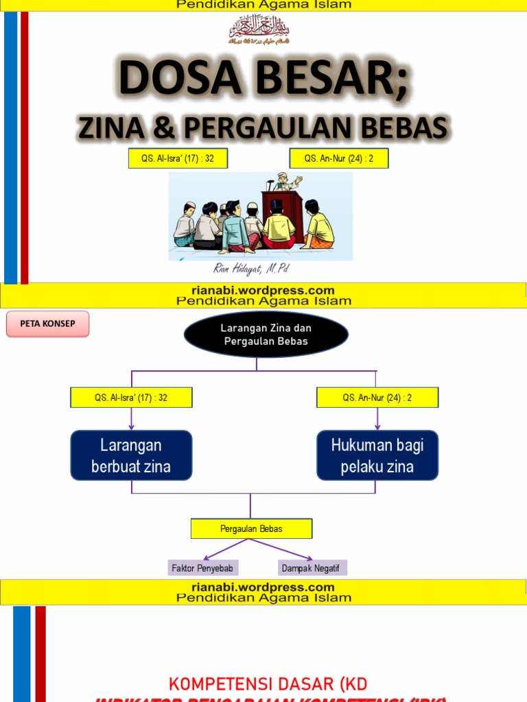 Larangan Zina Dan Pergaulan Bebas PPT Ku | PDF