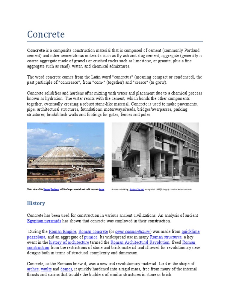 Concrete | PDF | Concrete | Prestressed Concrete