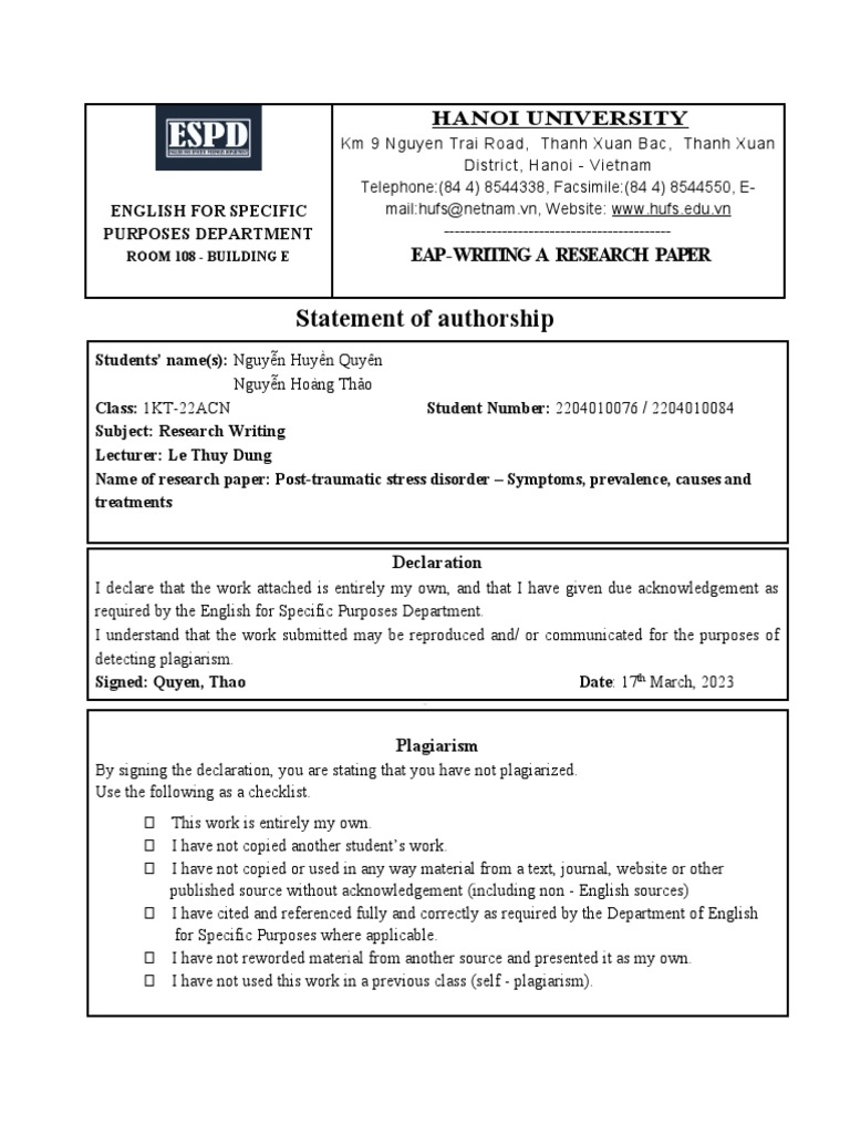 Cover - Page - For EAP - Writing (Checked) | PDF