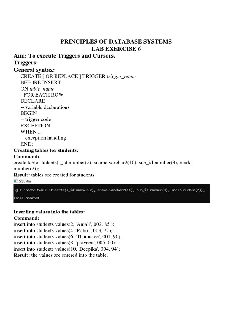 Cursor Triggers Sample | PDF | Software Engineering | Computer Data