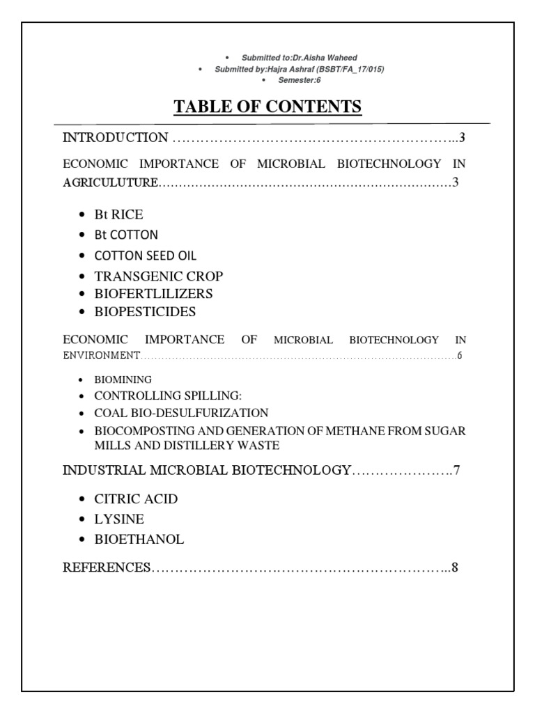 Microbial Biotechnology Assignment Pdf Agriculture Biotechnology