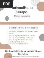 Mind Map Rise of Nationalism in Europe | PDF | Nationalism | Europe