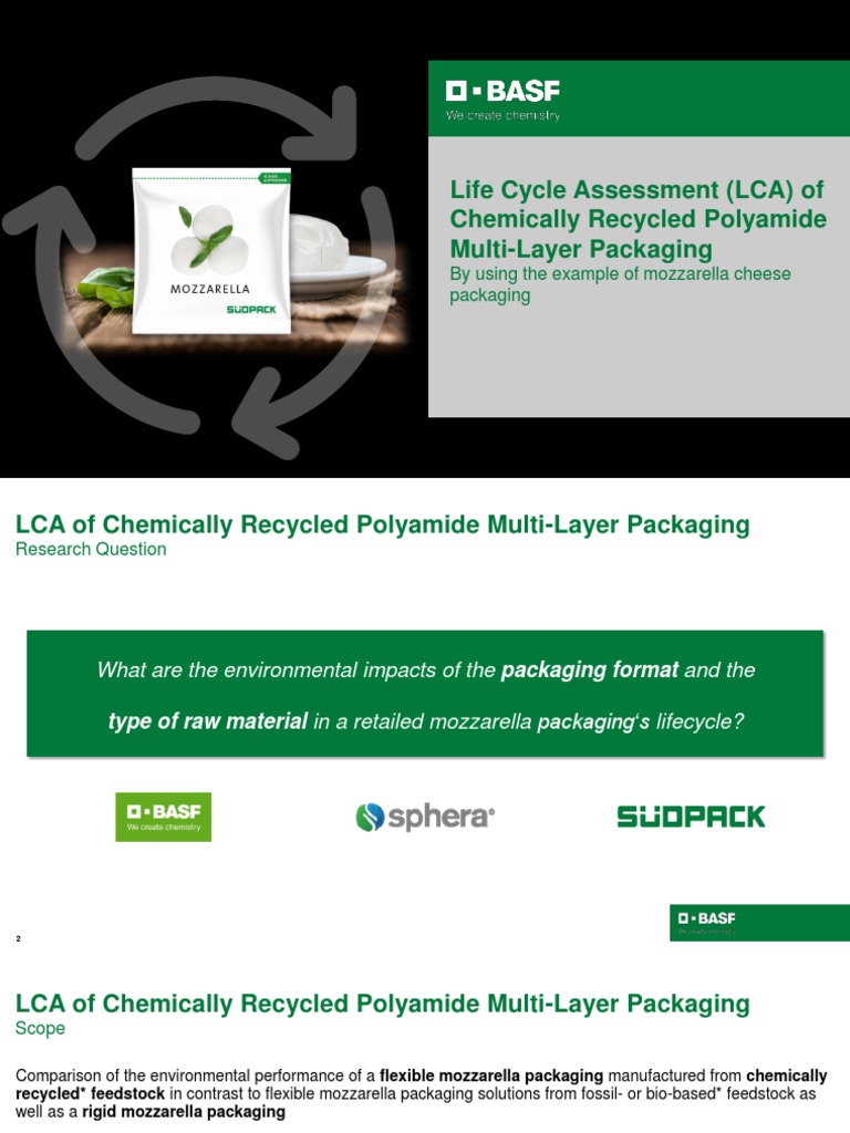 LCA of Chemically Recycled Polyamide Multi Layer Packaging 1691086523 ...